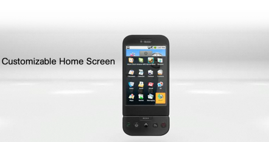 Image Gallery Of Google G1 – The First Android Phone