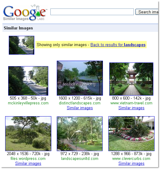 Search Similar Images – Google Image Search New Labs Feature